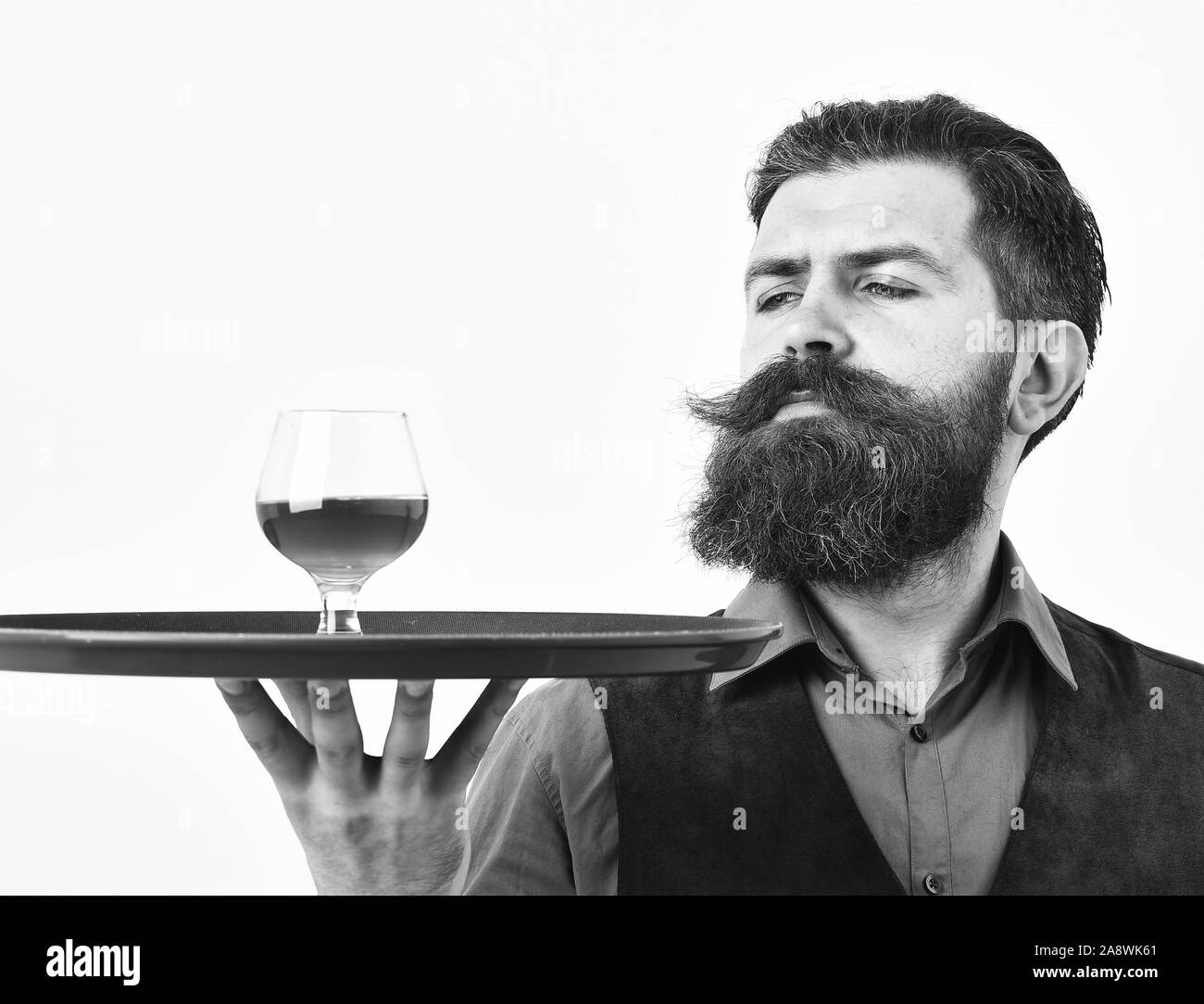 Vintage Waiter Tray High Resolution Stock Photography and Images - Alamy