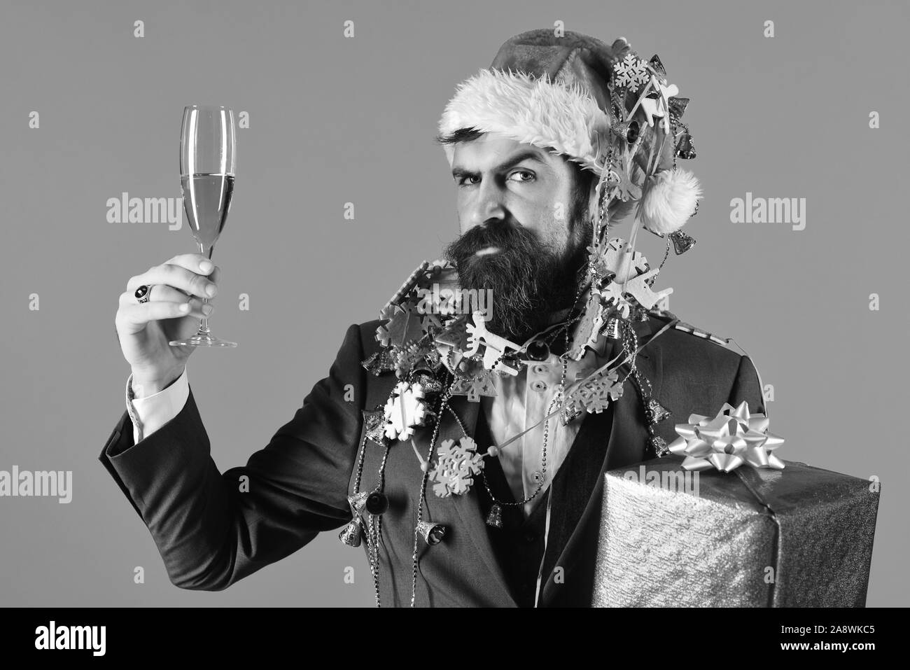 Blue red garlands Black and White Stock Photos & Images - Alamy