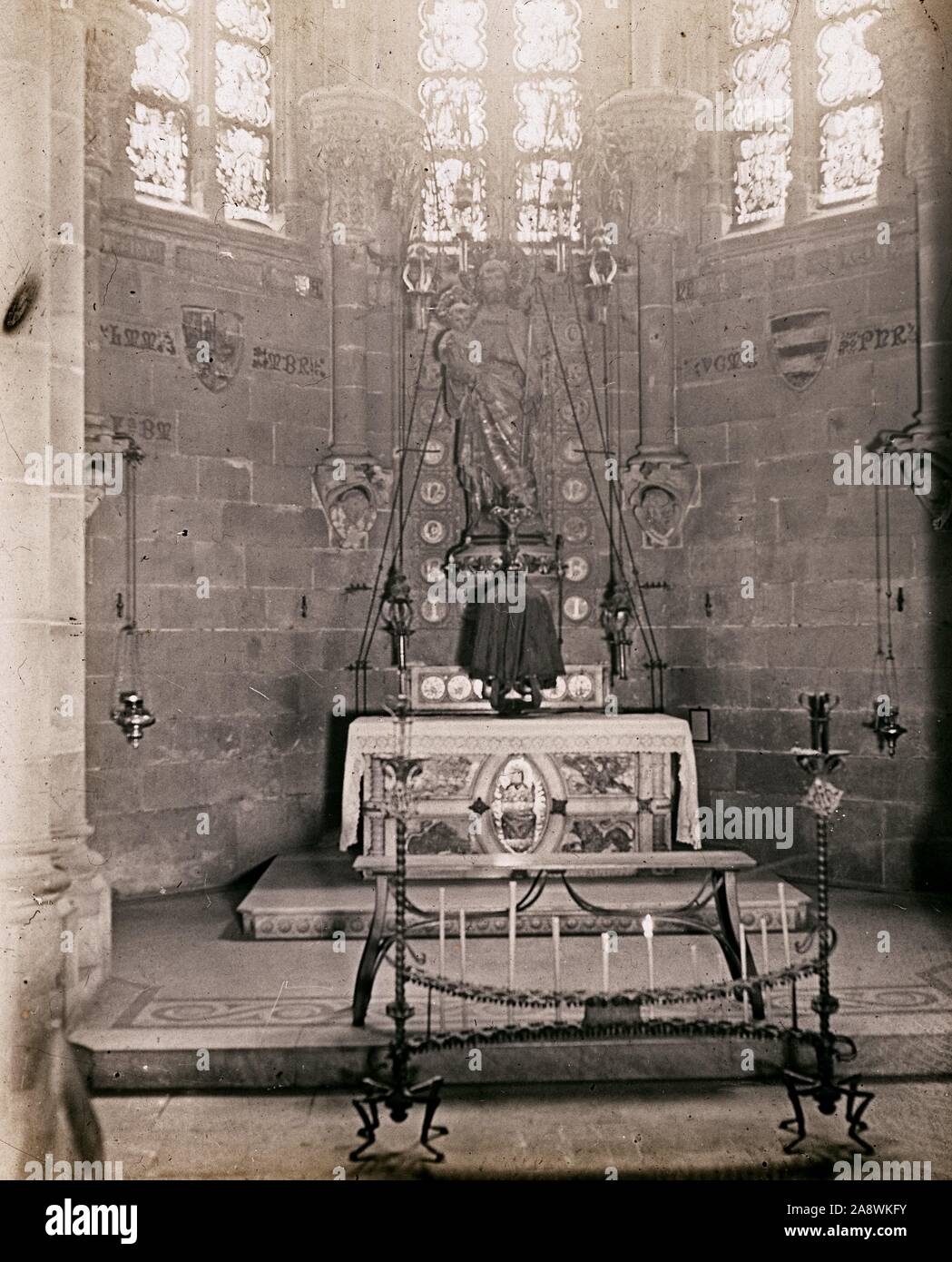 Cript of the Sagrada Familia, Barcelona, 1920 Stock Photo - Alamy