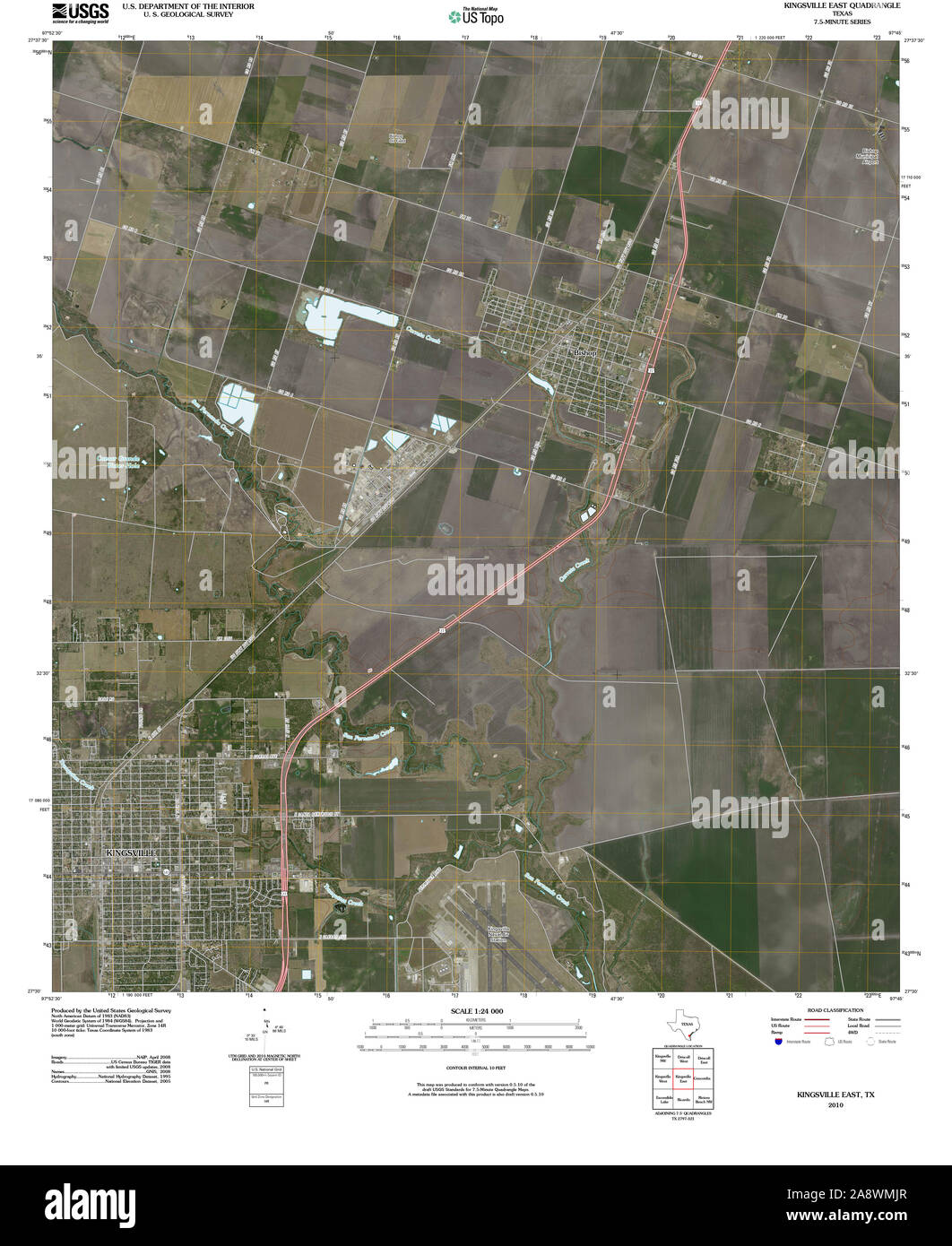 Kingsville texas map hi-res stock photography and images - Alamy