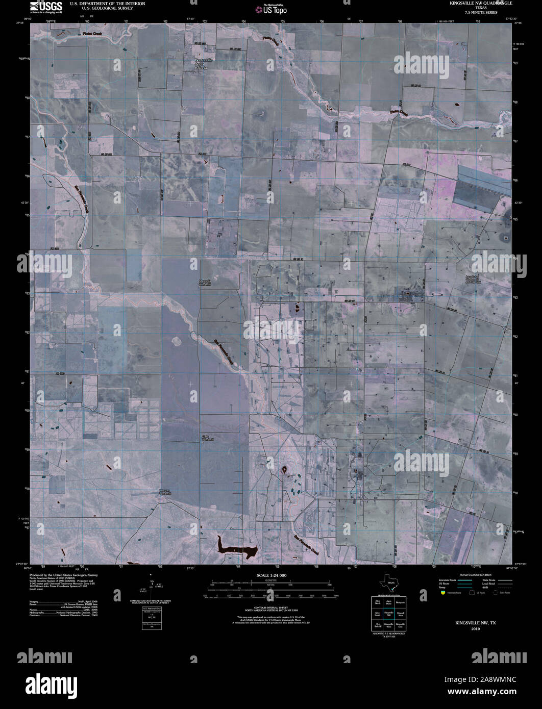 Map of kingsville texas hi-res stock photography and images - Alamy