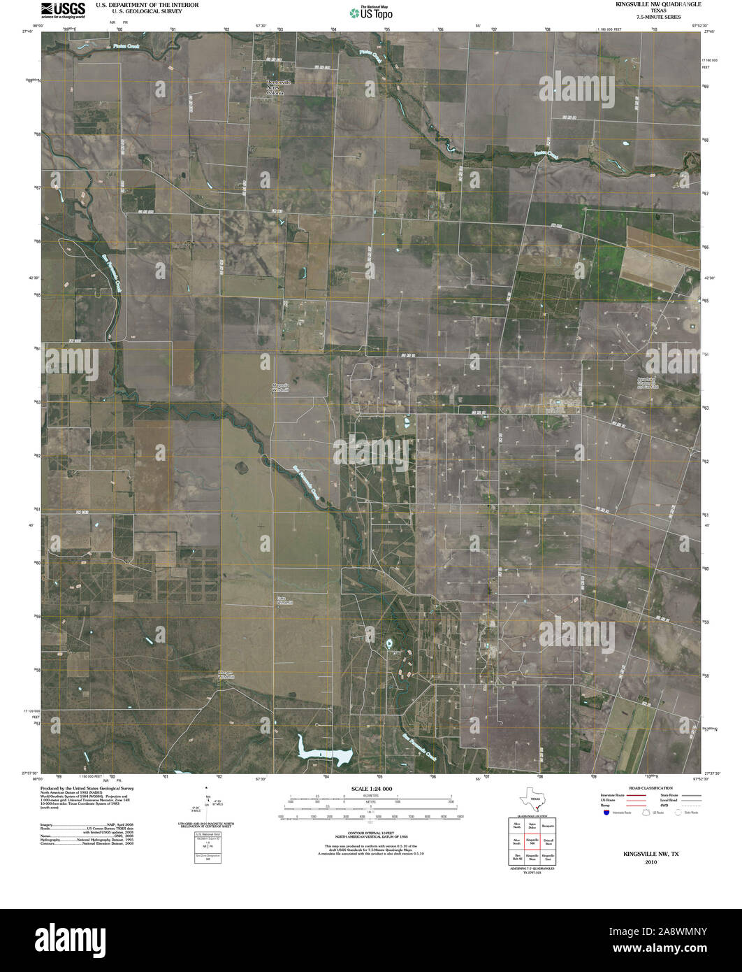 Map of kingsville texas hi-res stock photography and images - Alamy