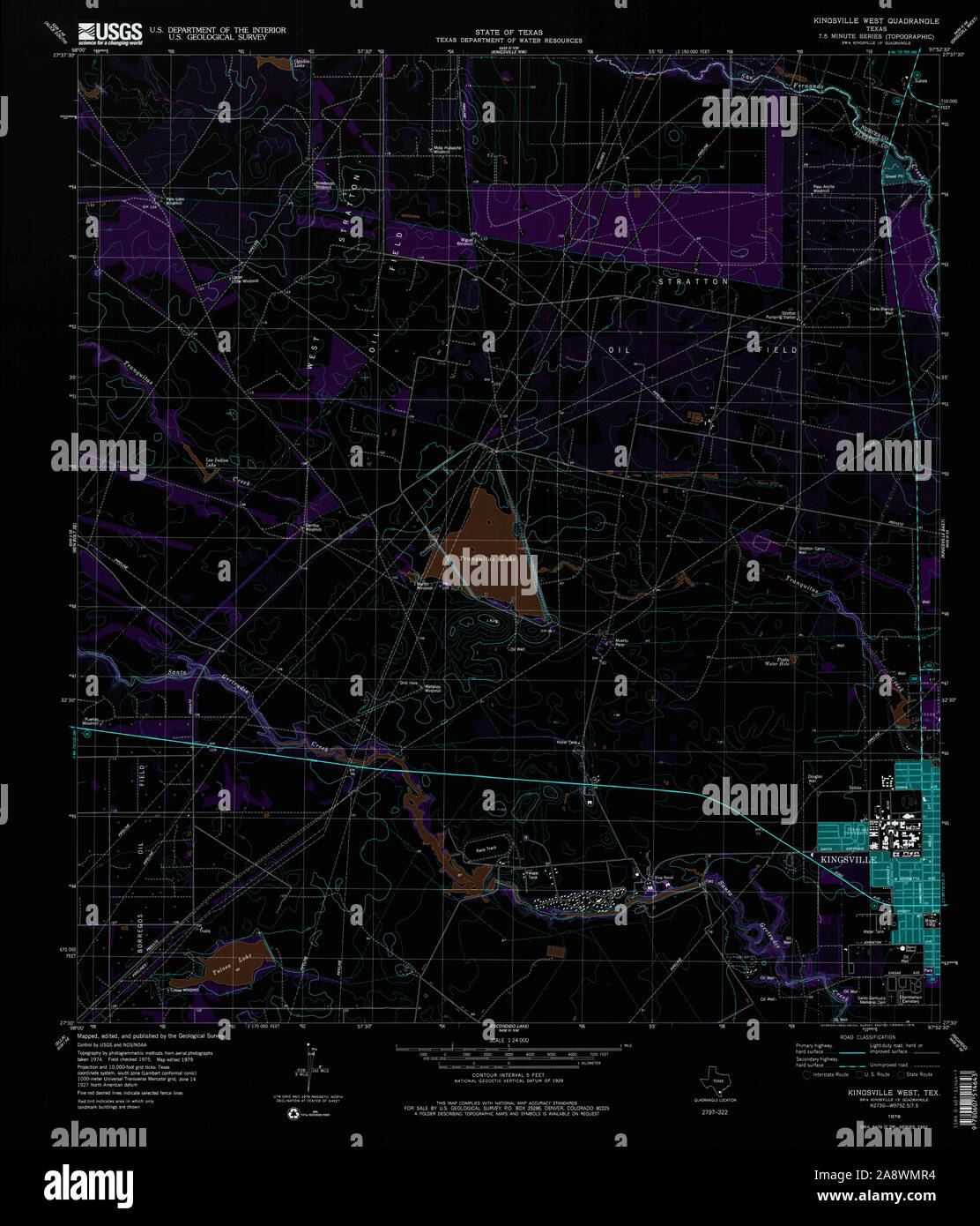 Map of kingsville texas hi-res stock photography and images - Alamy
