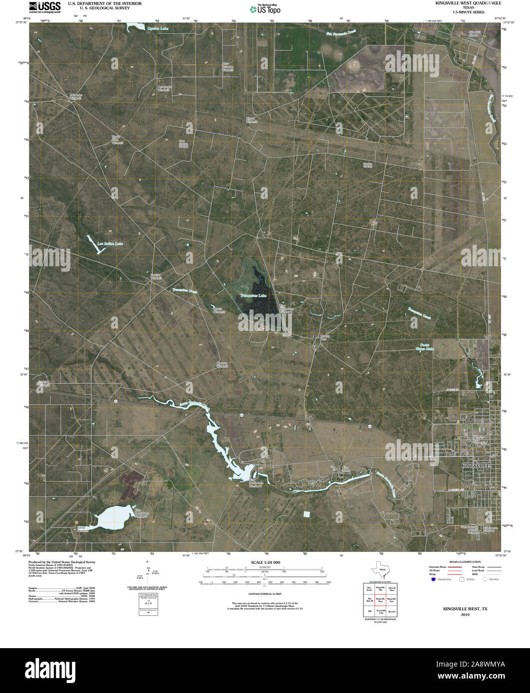 Map of kingsville texas hi-res stock photography and images - Alamy