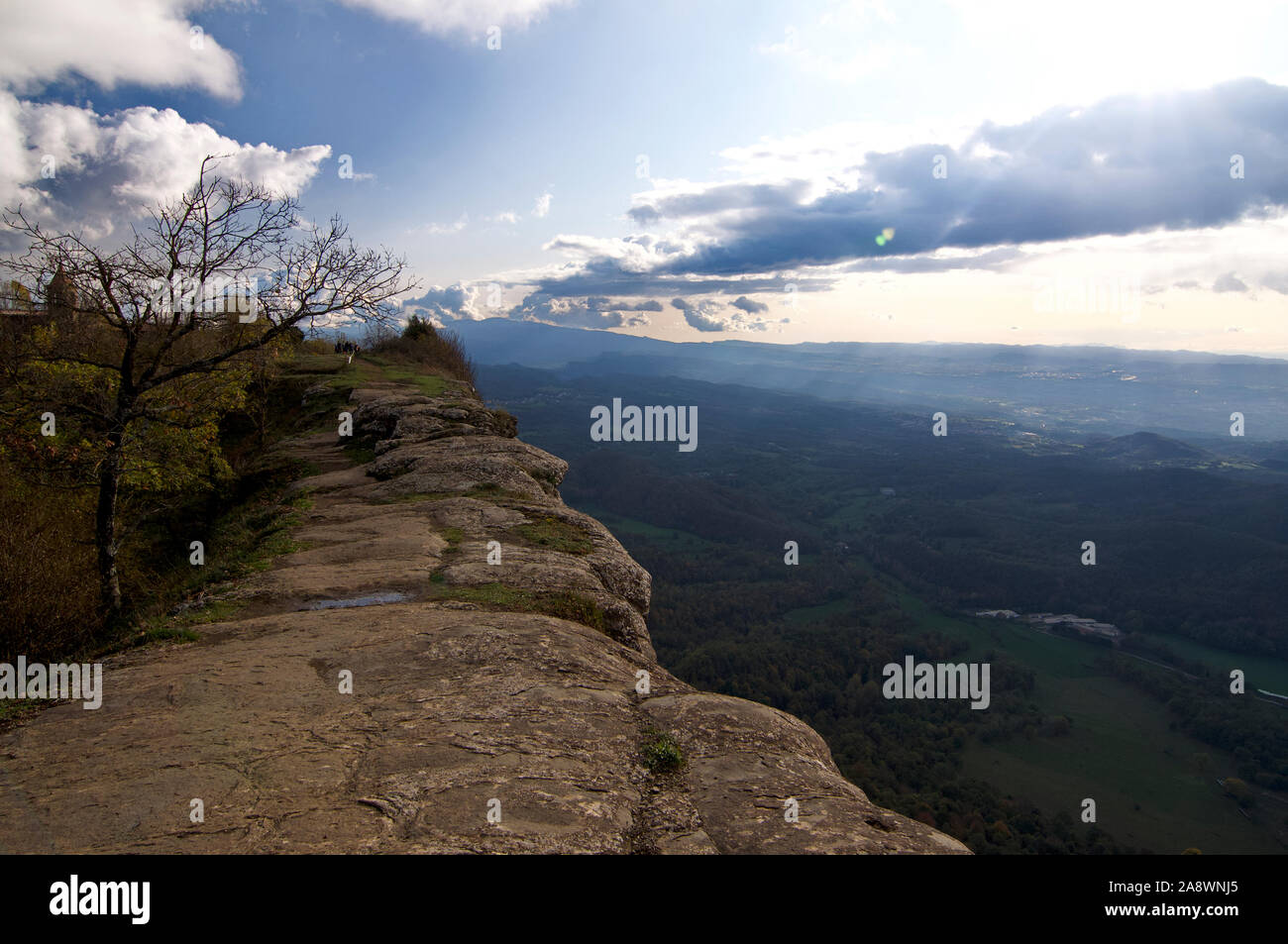 Serra de Cabrera cliffs in Catalunya Spain Stock Photo - Alamy