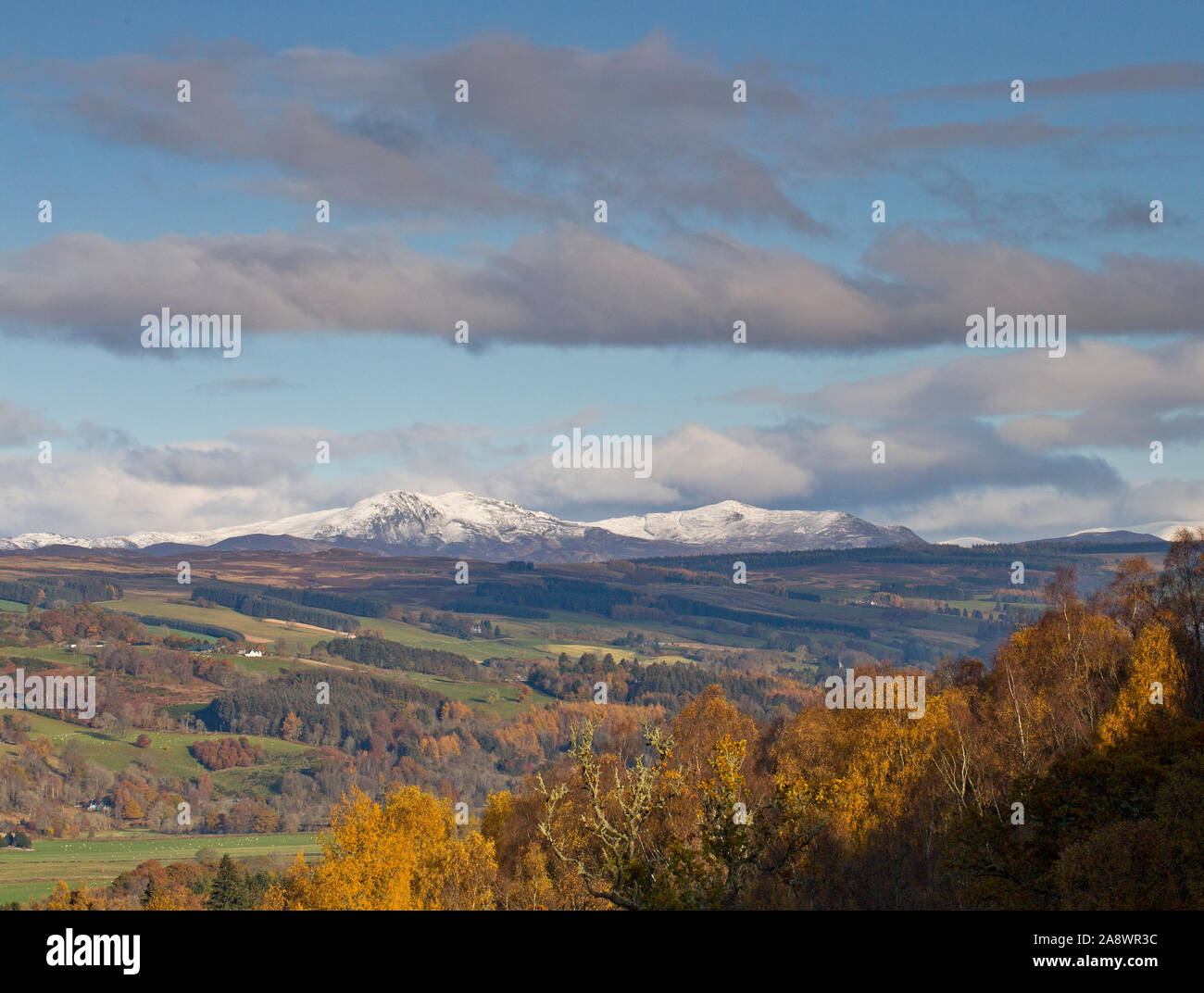 The Rob Roy Way at Aberfeldy, Perth and Kinross, Scotland Stock Photo ...