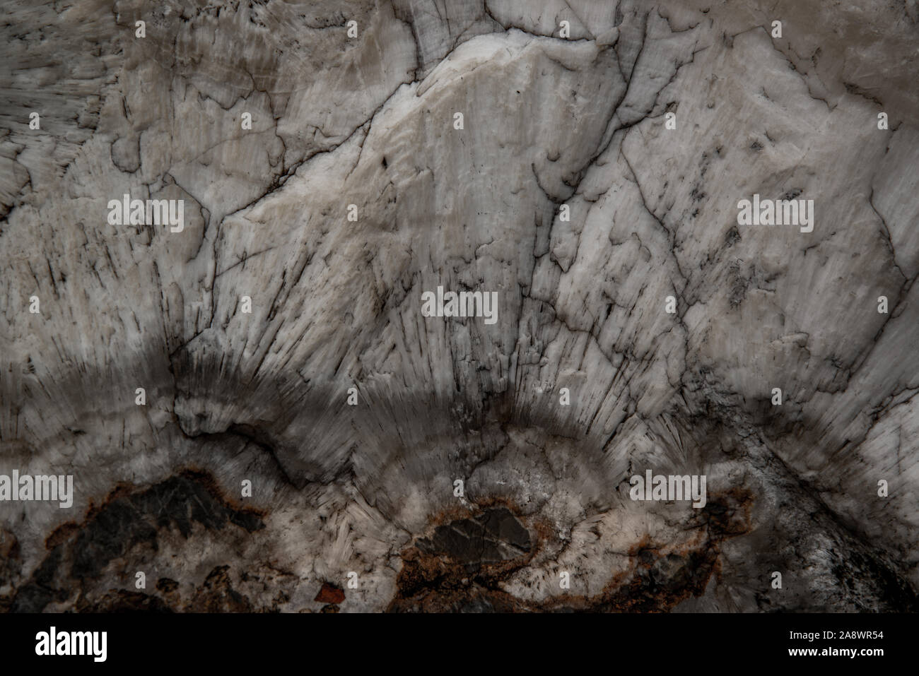 Beautiful patterns of granite on the mountains that erode naturally ...