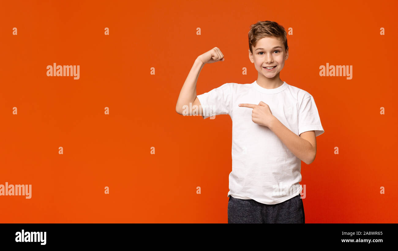 Strong teenager hi-res stock photography and images - Alamy