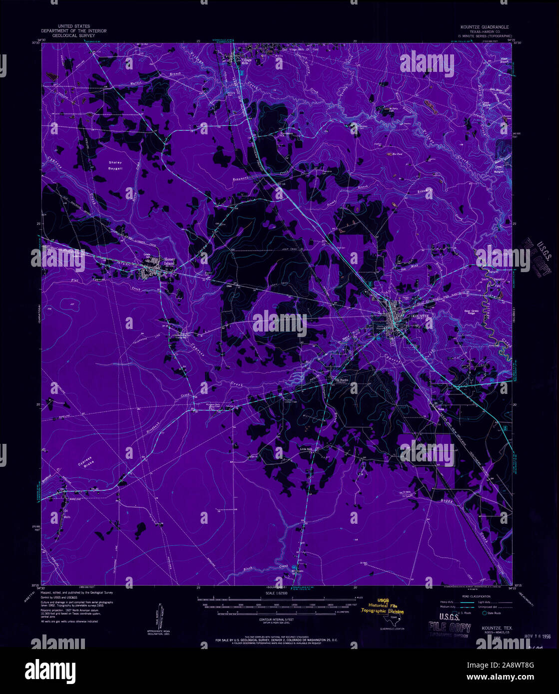 Kountze texas map hi-res stock photography and images - Alamy