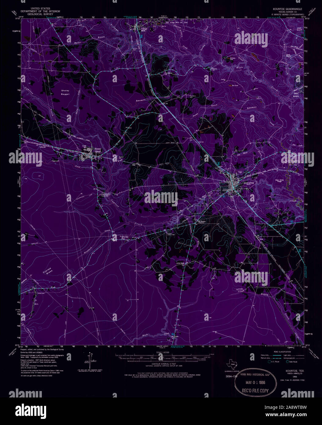 Kountze texas map hi-res stock photography and images - Alamy