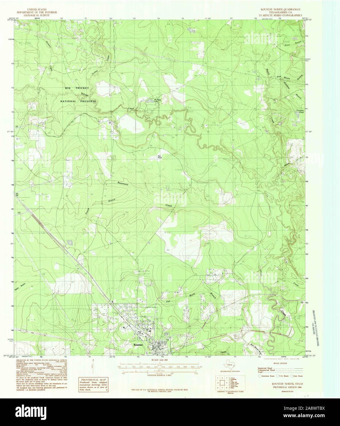 Kountze texas map hi-res stock photography and images - Alamy