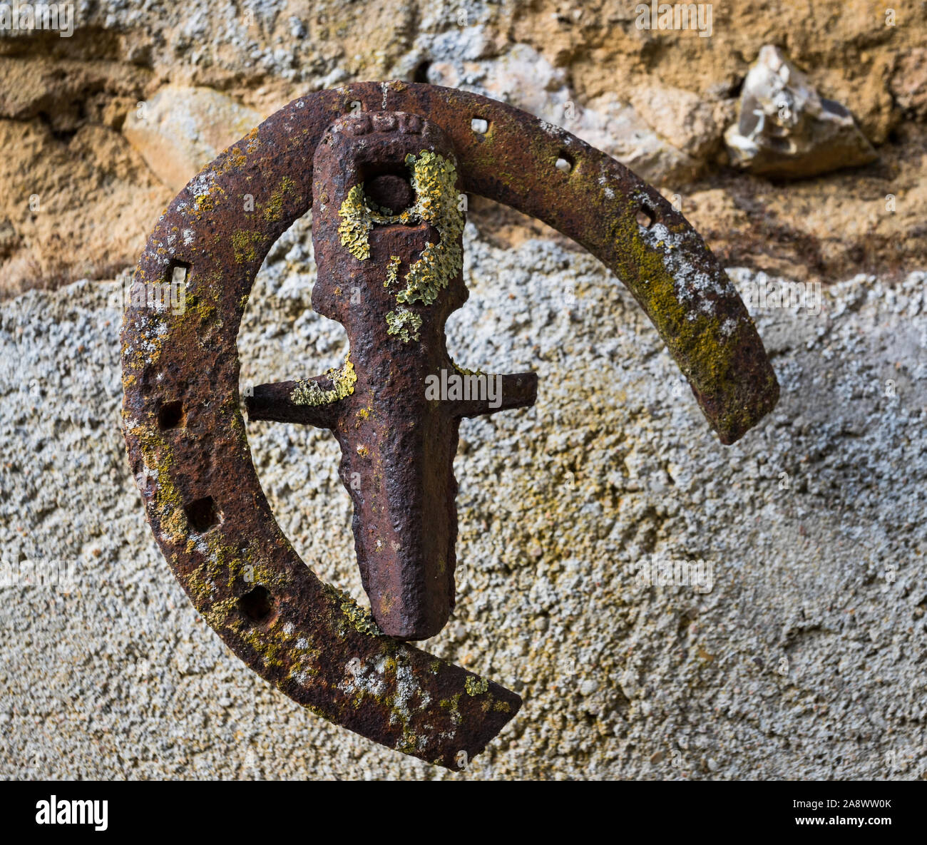 Rusty Horse Shoe High Resolution Stock Photography and Images - Alamy