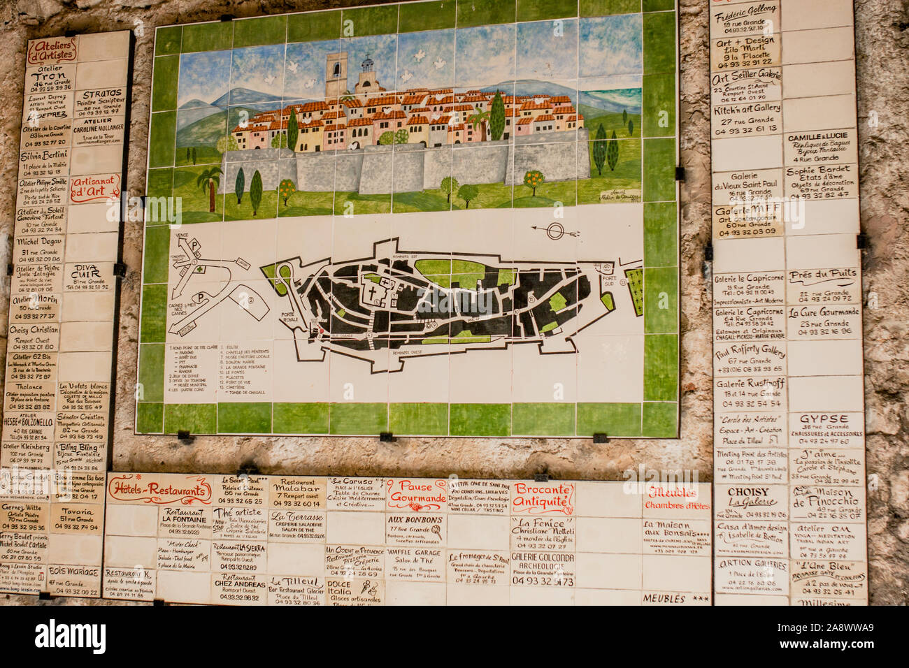 Old map french riviera hi-res stock photography and images - Alamy