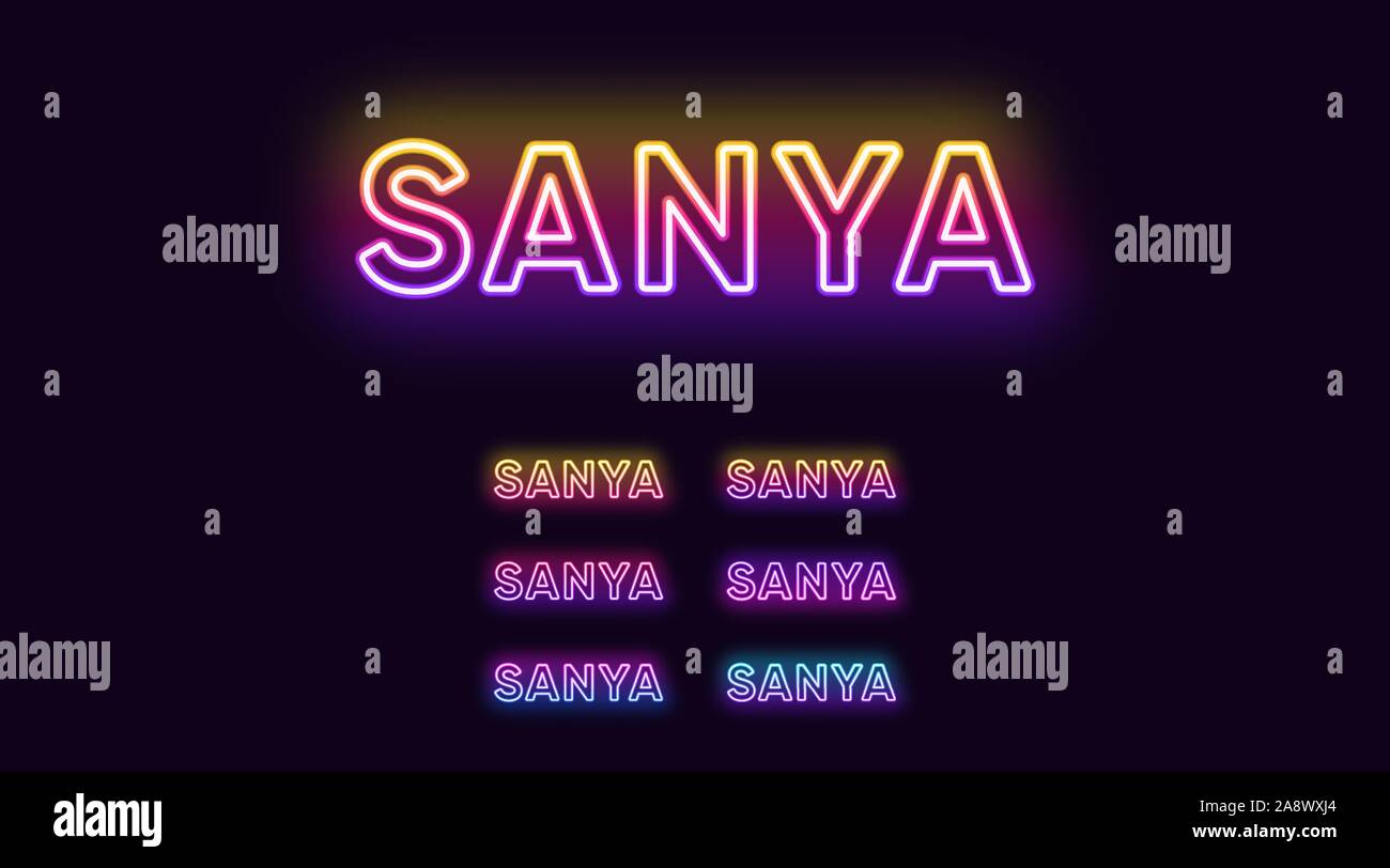 Sanya Stock Vector Images - Alamy