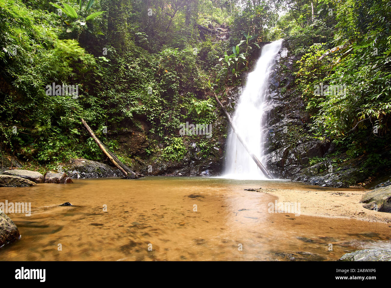 Durian Perangin Waterfall in Langawi island, Malaysia Stock Photo - Alamy