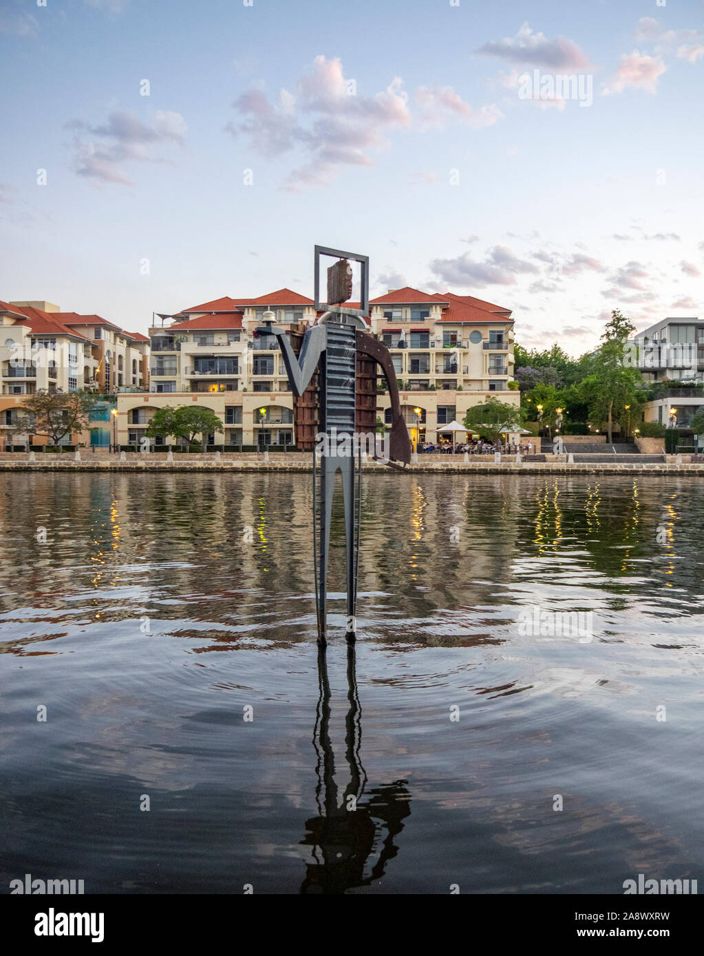 Ssculpture Standing Figure by sculptor Tony Jones at Claisebrook Cove ...