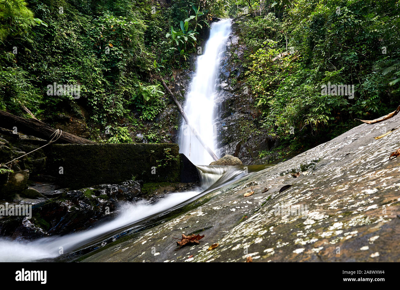 Durian Perangin Waterfall in Langawi island, Malaysia Stock Photo - Alamy