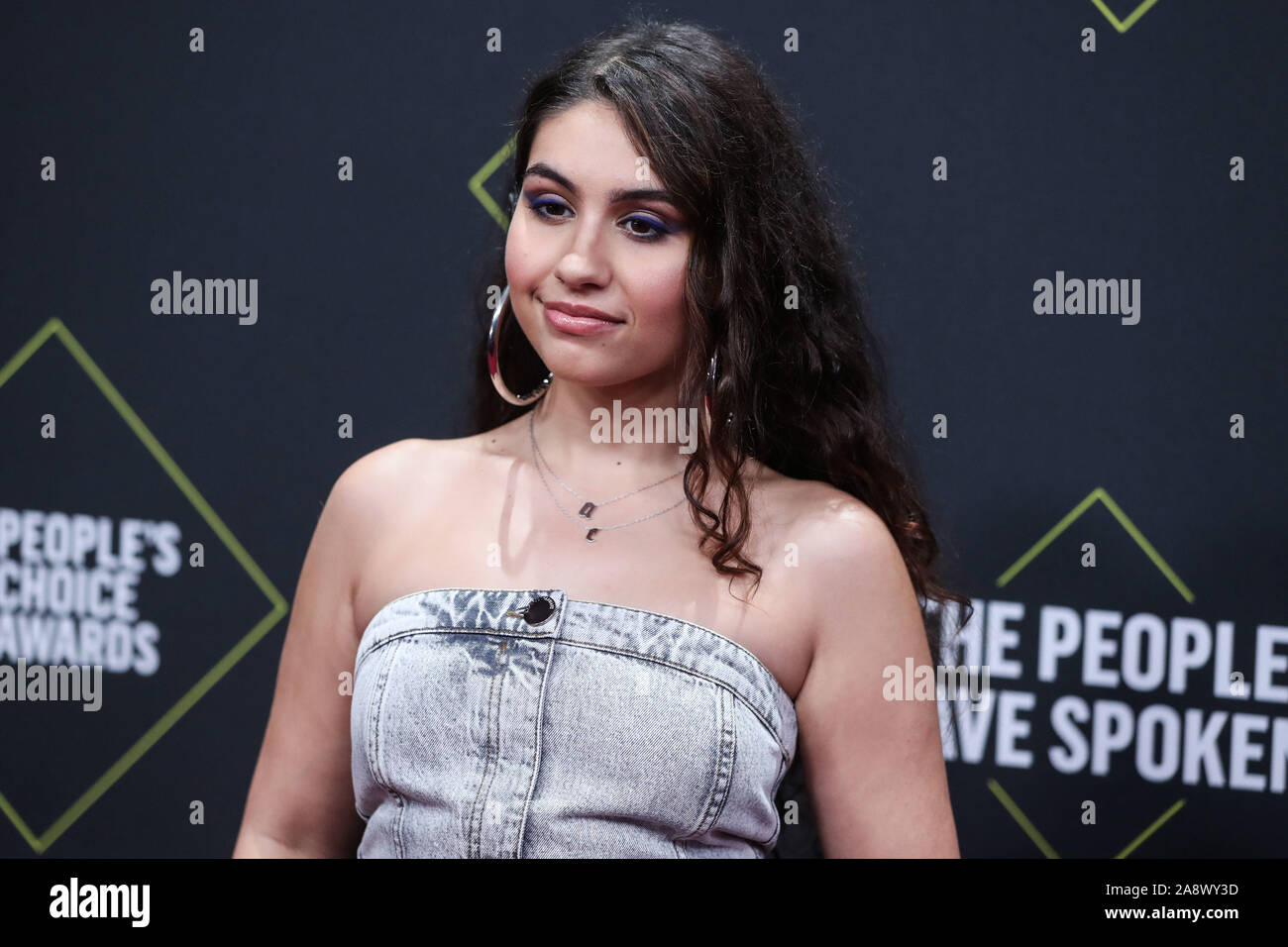 Singer Alessia Cara wearing Giorgio Armani arrives at the 2019 E ...