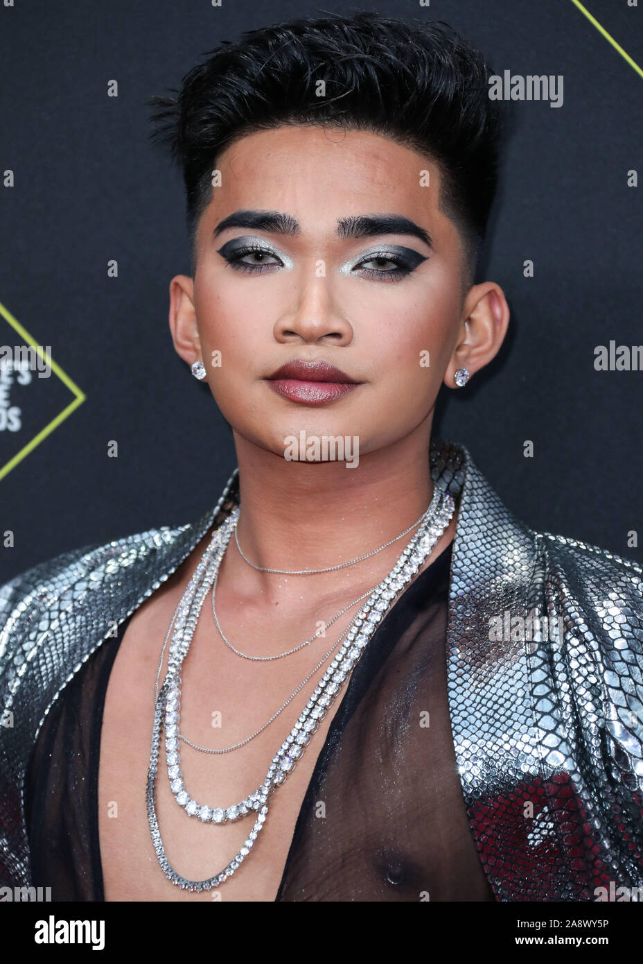 Bretman Rock arrives at the 2019 E! People's Choice Awards held at ...