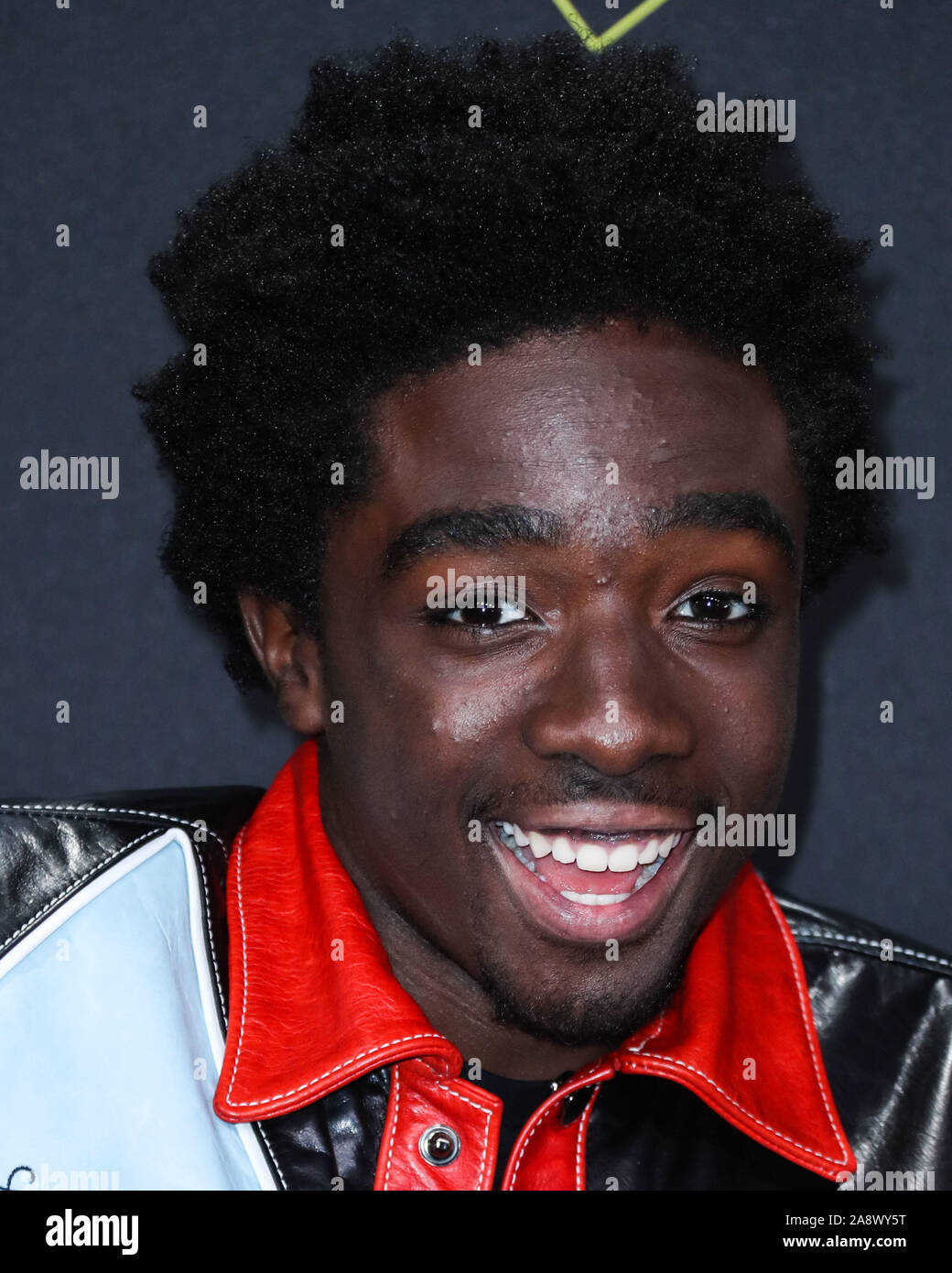 Caleb McLaughlin arrives at the 2019 E! People's Choice Awards held at ...