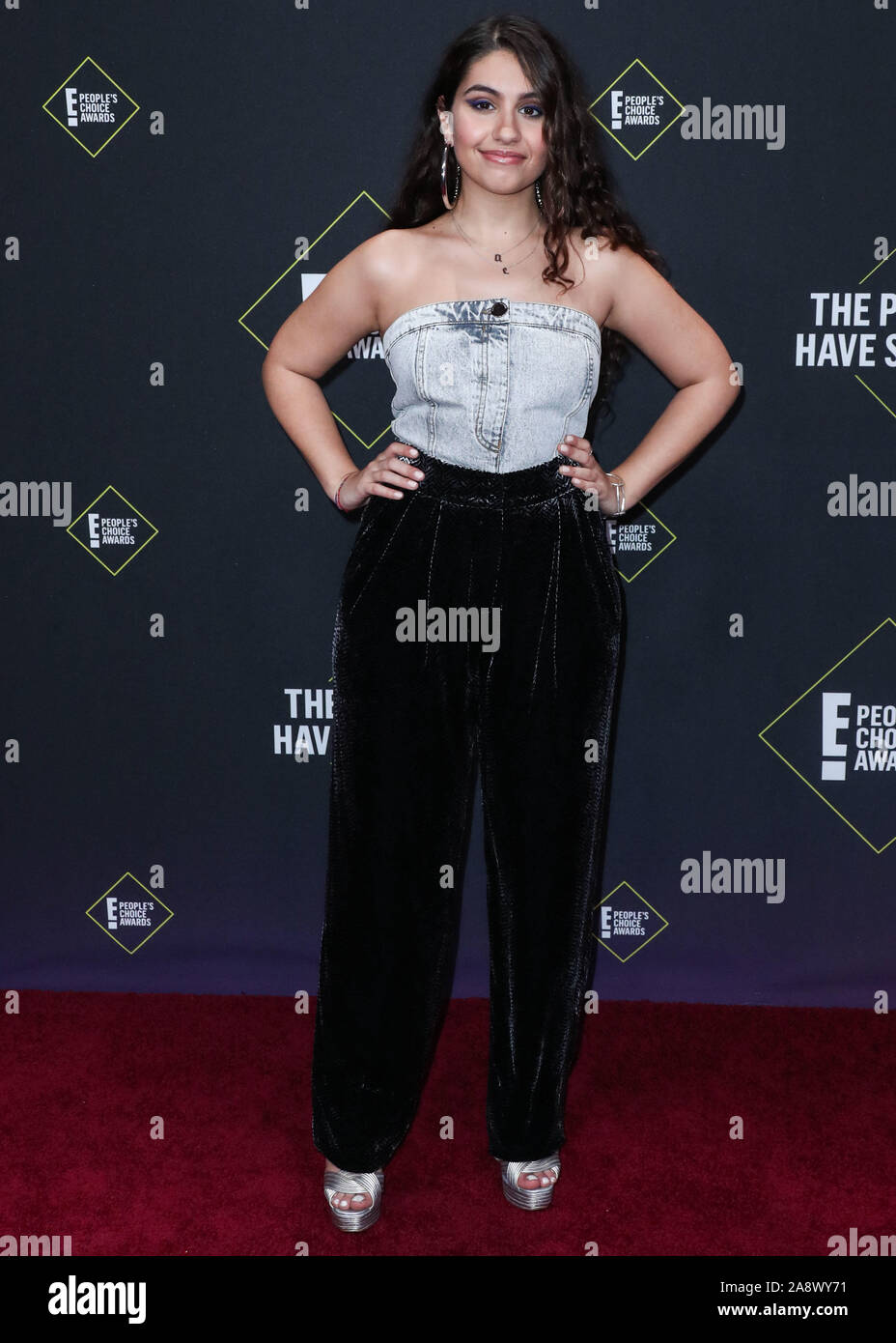Singer Alessia Cara wearing Giorgio Armani arrives at the 2019 E ...