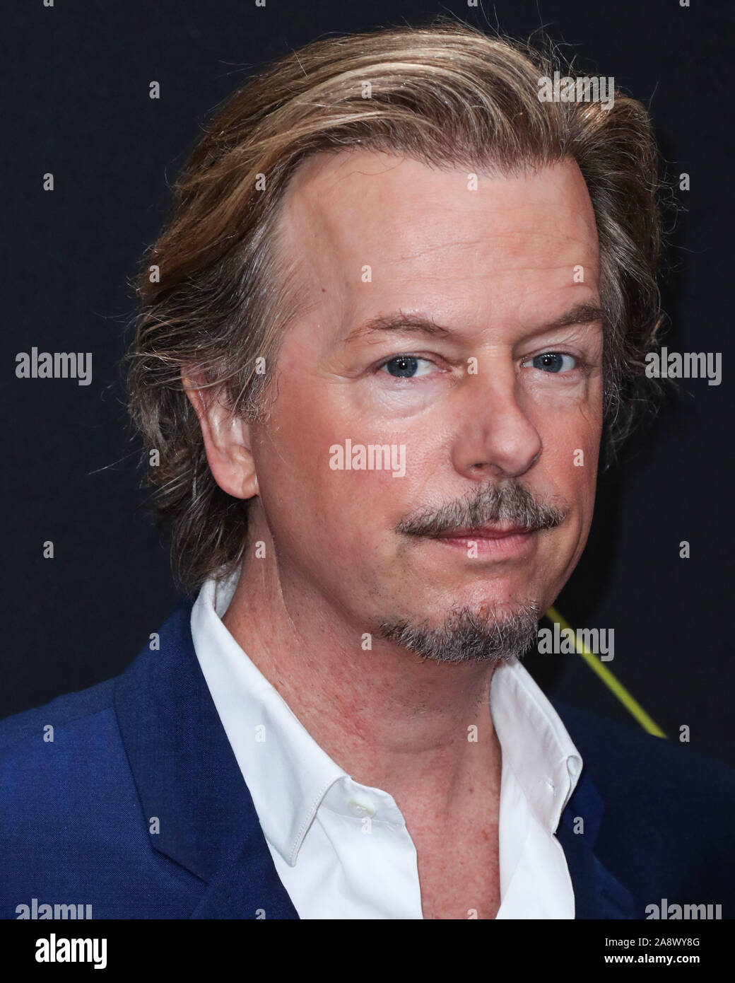 David Spade arrives at the 2019 E! People's Choice Awards held at ...