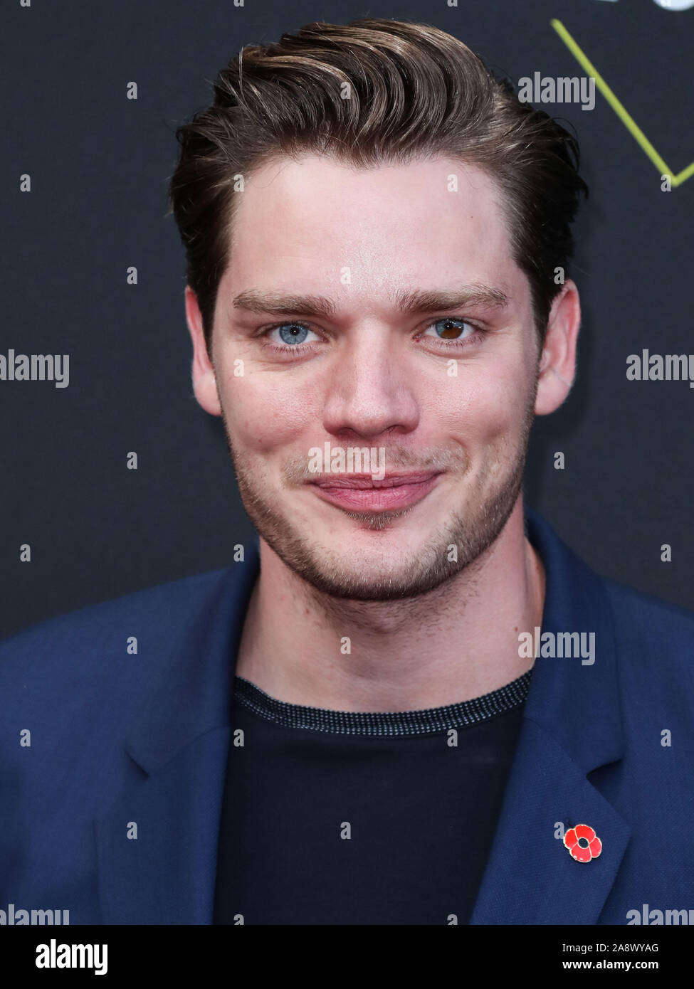Dominic Sherwood arrives at the 2019 E! People's Choice Awards held at ...