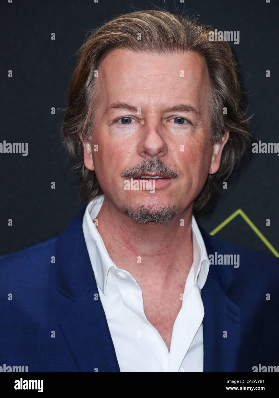 David Spade arrives at the 2019 E! People's Choice Awards held at ...