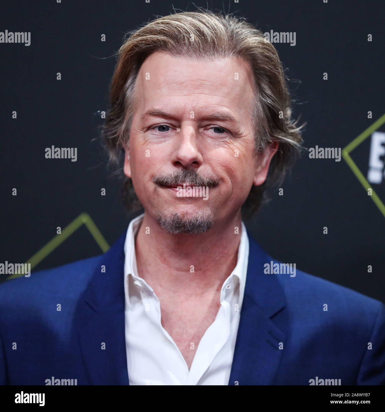 David Spade arrives at the 2019 E! People's Choice Awards held at ...