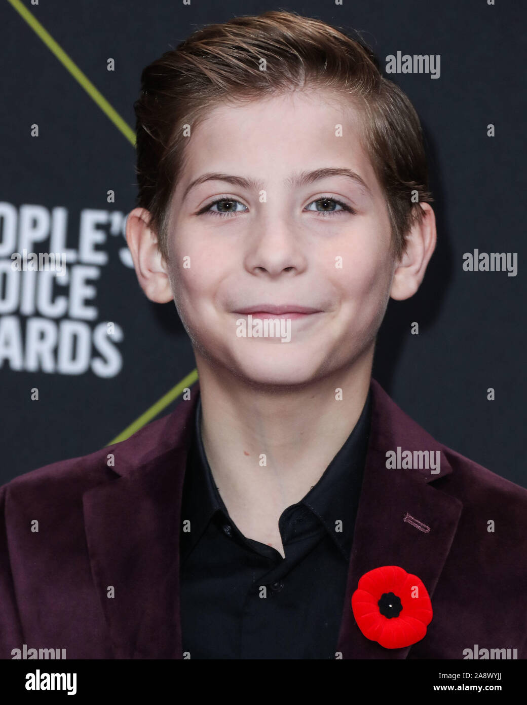 Jacob Tremblay arrives at the 2019 E! People's Choice Awards held at ...