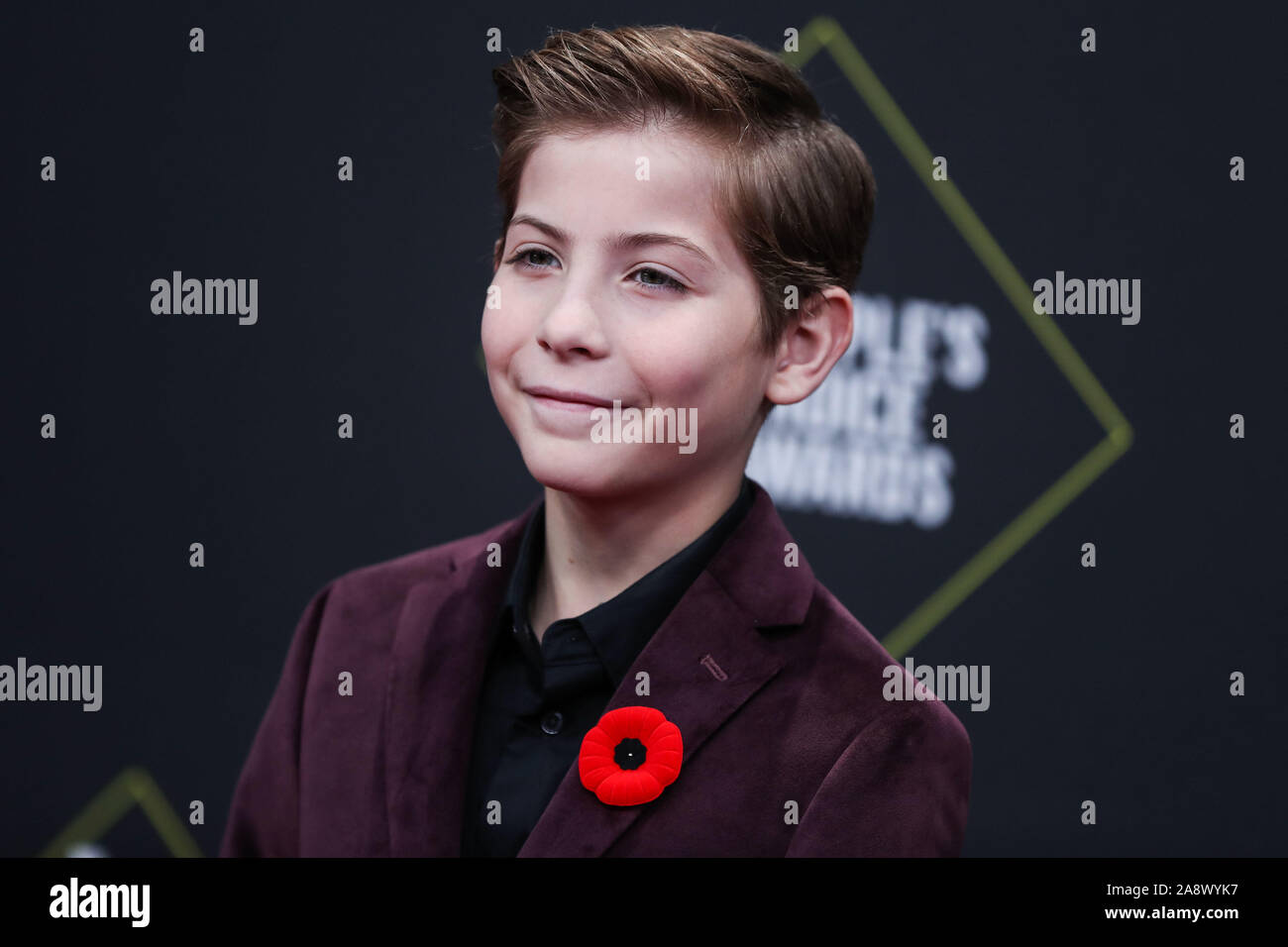 Jacob Tremblay arrives at the 2019 E! People's Choice Awards held at ...