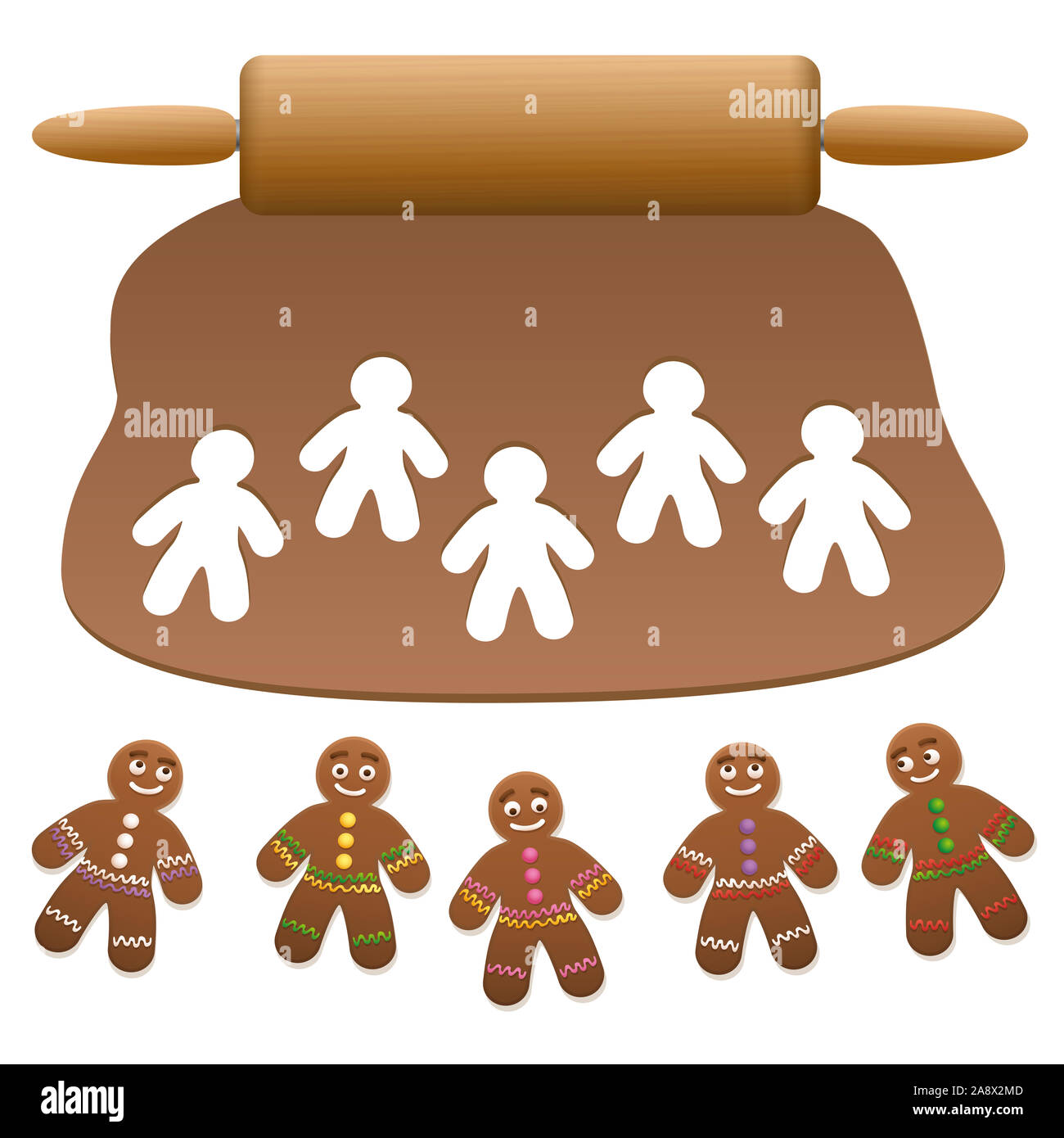 Happy dough man Cut Out Stock Images & Pictures - Alamy