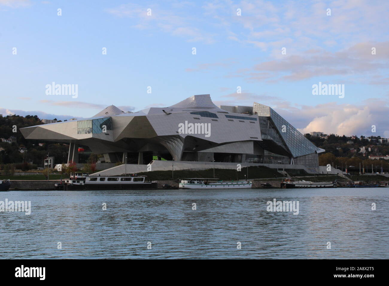 The museum of the Confluences, the district of the Confluence, Lyon ...