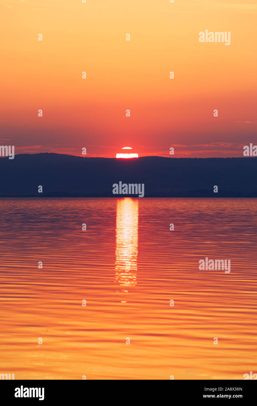 Beautiful sunset above sea nature hi-res stock photography and images ...