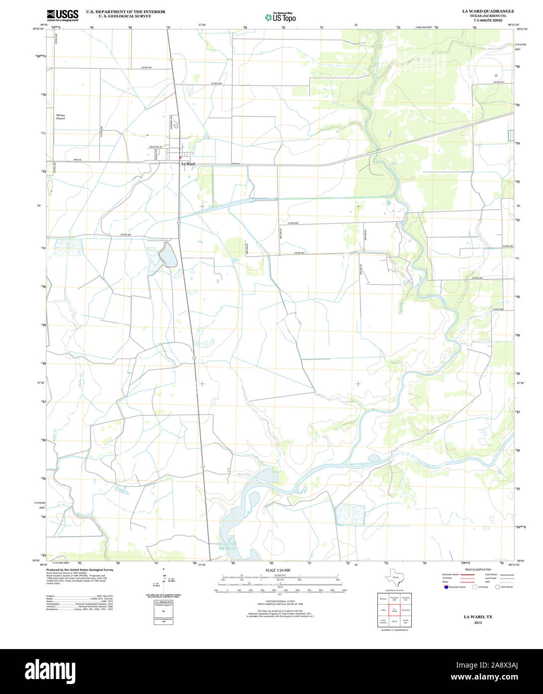 Ward texas map hi-res stock photography and images - Alamy