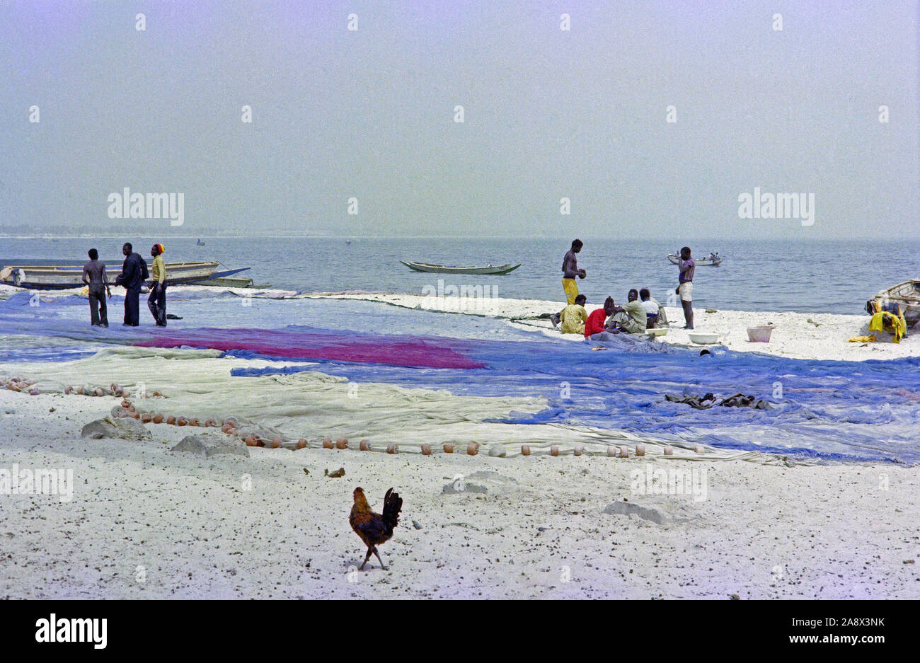 Dakar (Sénégal) 1973 PLage de Hann beach Stock Photo - Alamy