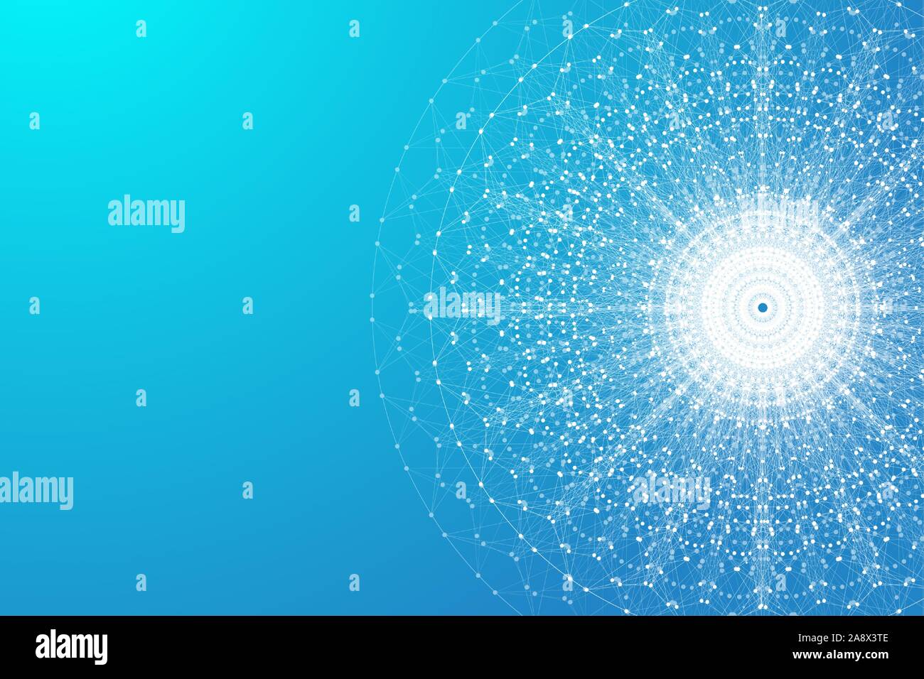 Expansion of life. Colorful explosion background with connected line ...