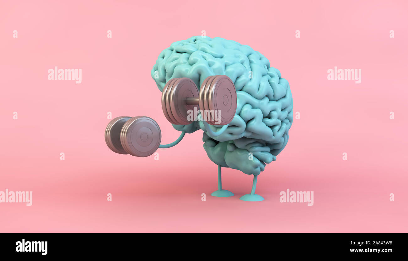 Blue brain hi-res stock photography and images - Alamy