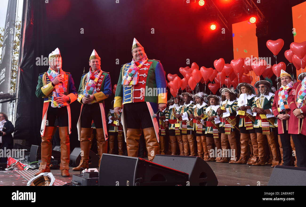 Cologne, Germany. 11th Nov, 2019. The designated Cologne carnival ...