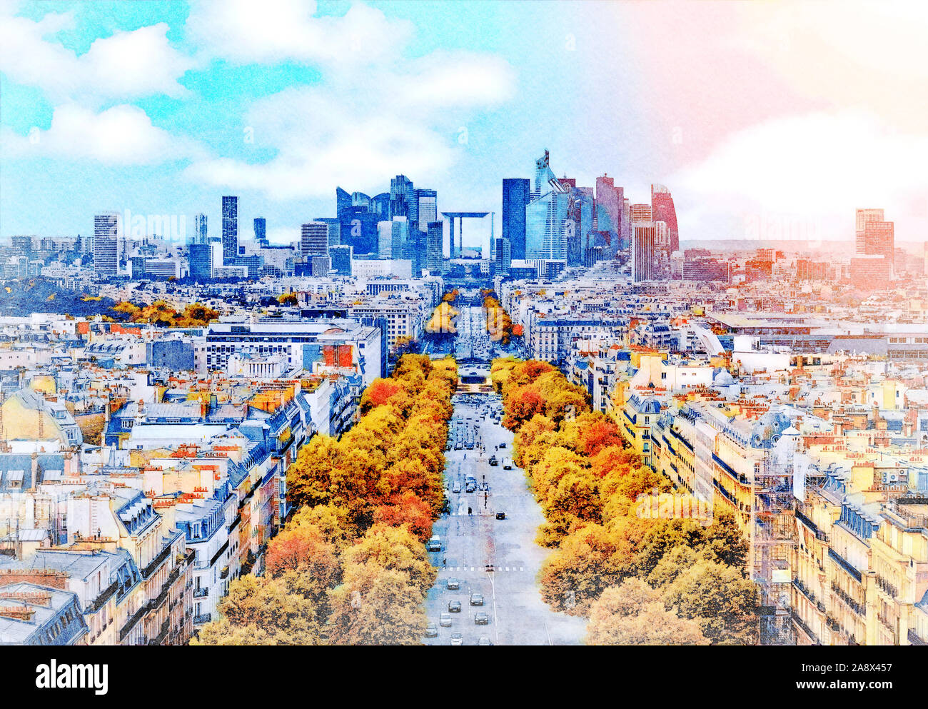 Champs Elysees Wallpaper