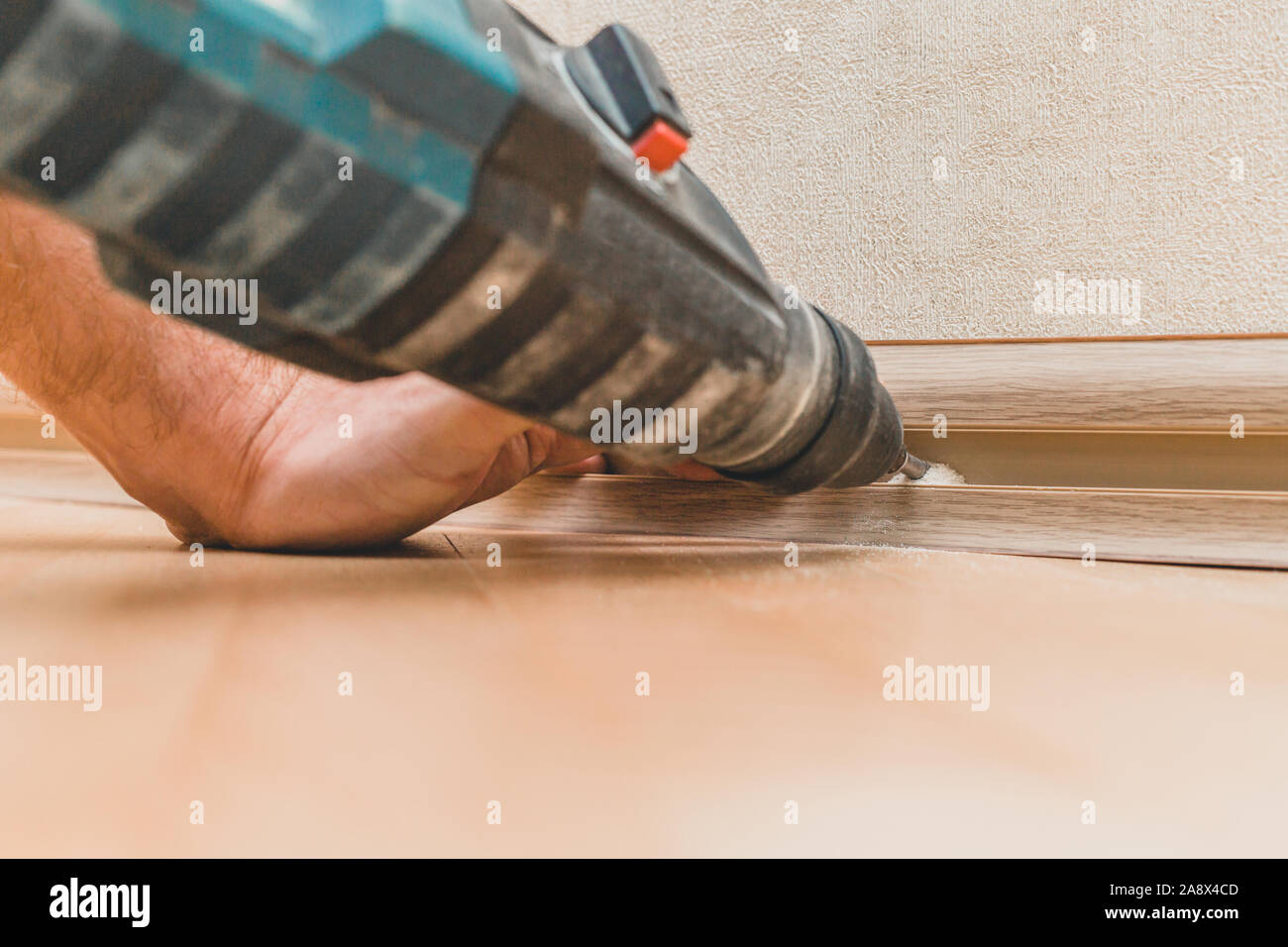 Technology of installation and installation of plastic floor plinth - A ...