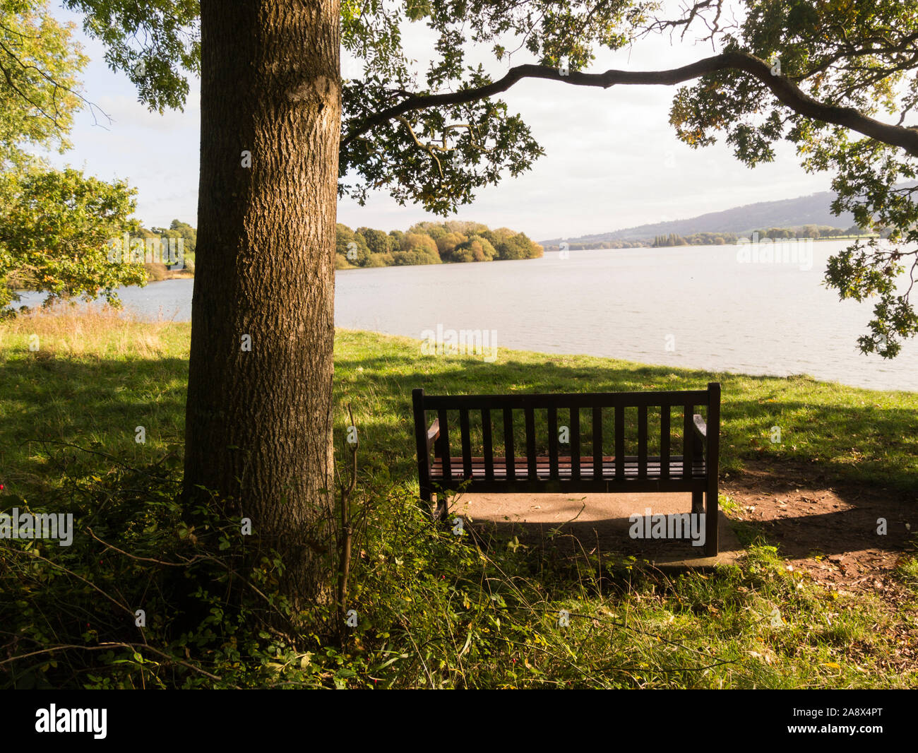 Blagdon lake created by damming the river yeo hi-res stock photography ...