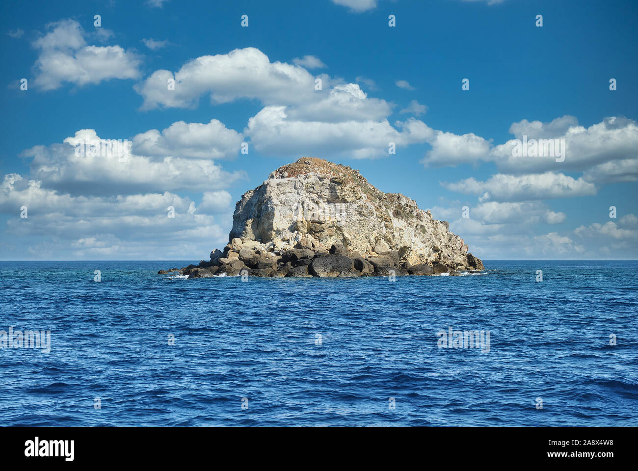 volcanic rock on the Aeolian islands Stock Photo - Alamy