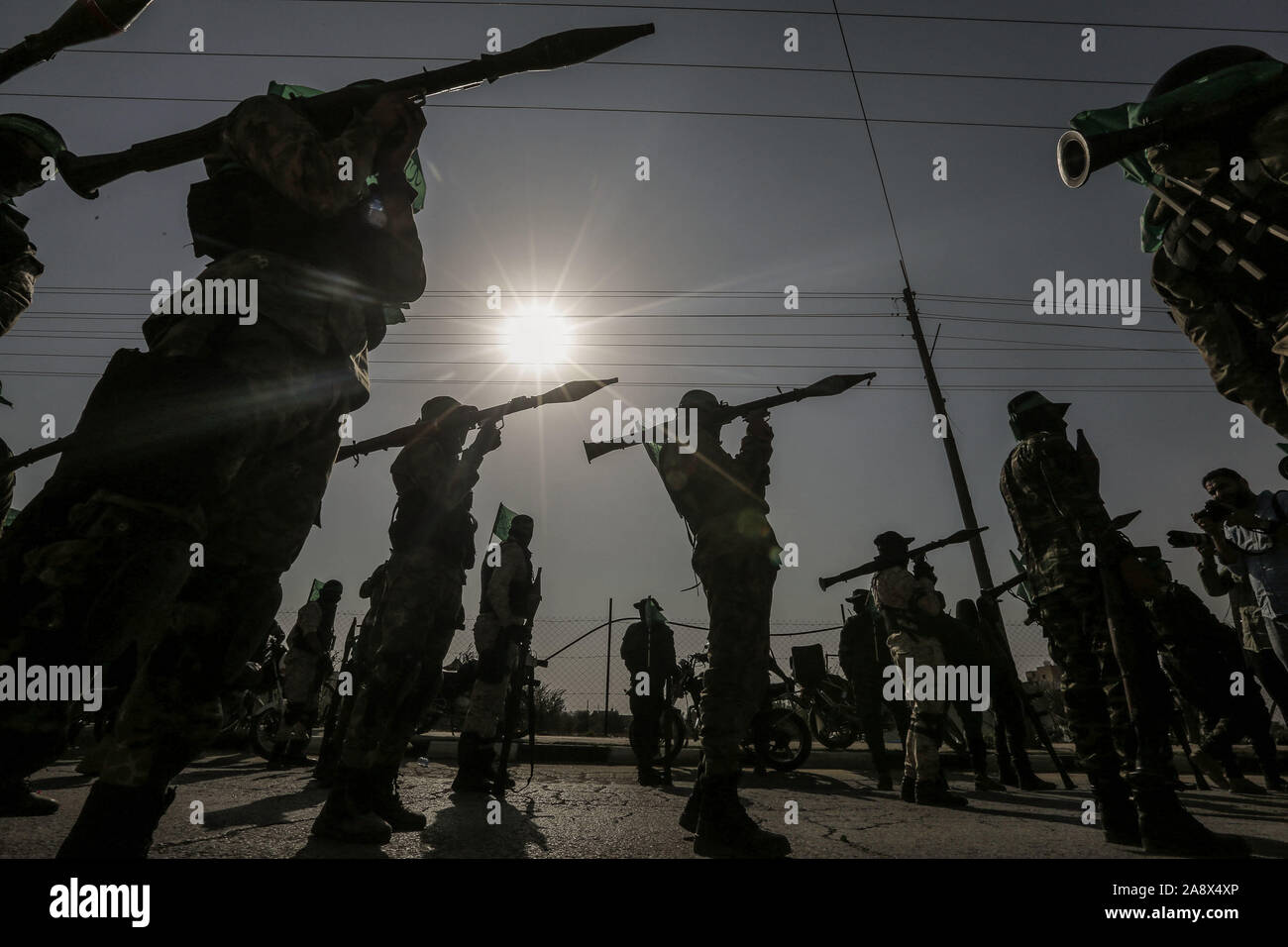 Khan Yunis, Palestinian Territories. 11th Nov, 2019. Members of Izz ad ...