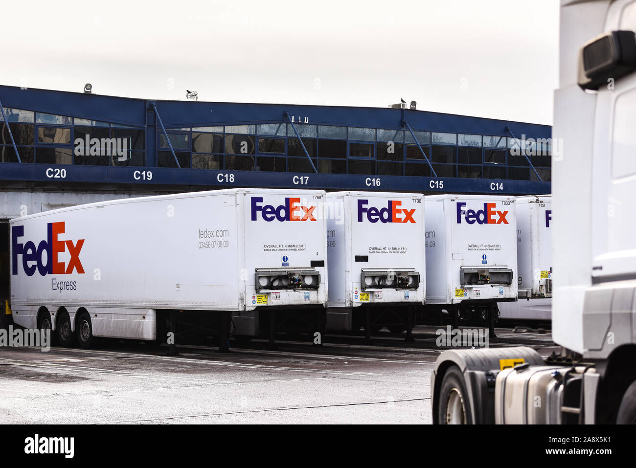 Fed Ex Truck High Resolution Stock Photography and Images - Alamy