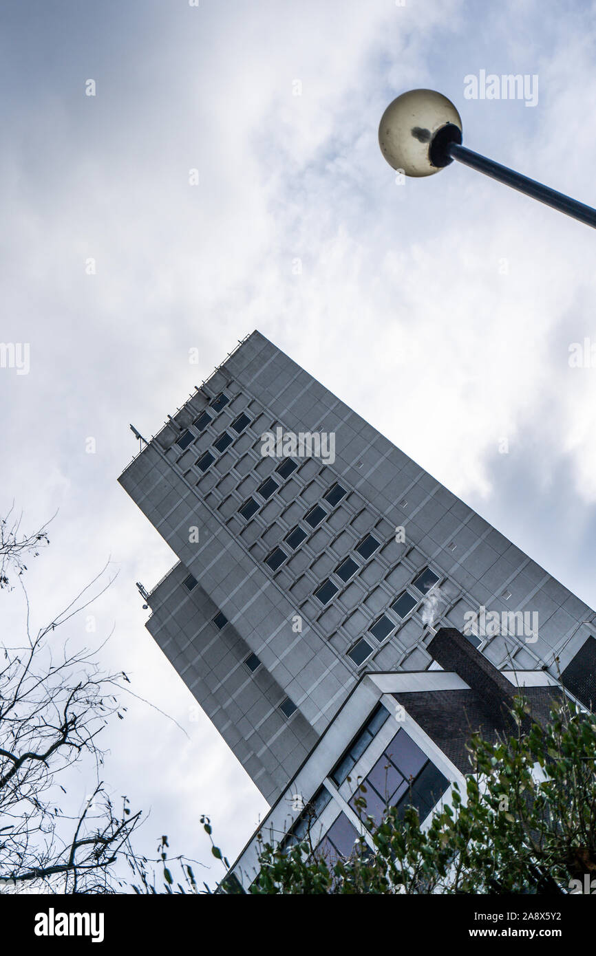 The BT Building in the city centre, a concrete and steel high rise ...
