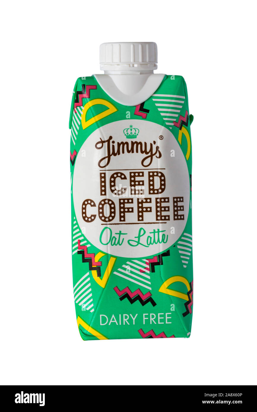 Carton of jimmys iced coffee oat latte hi-res stock photography and ...
