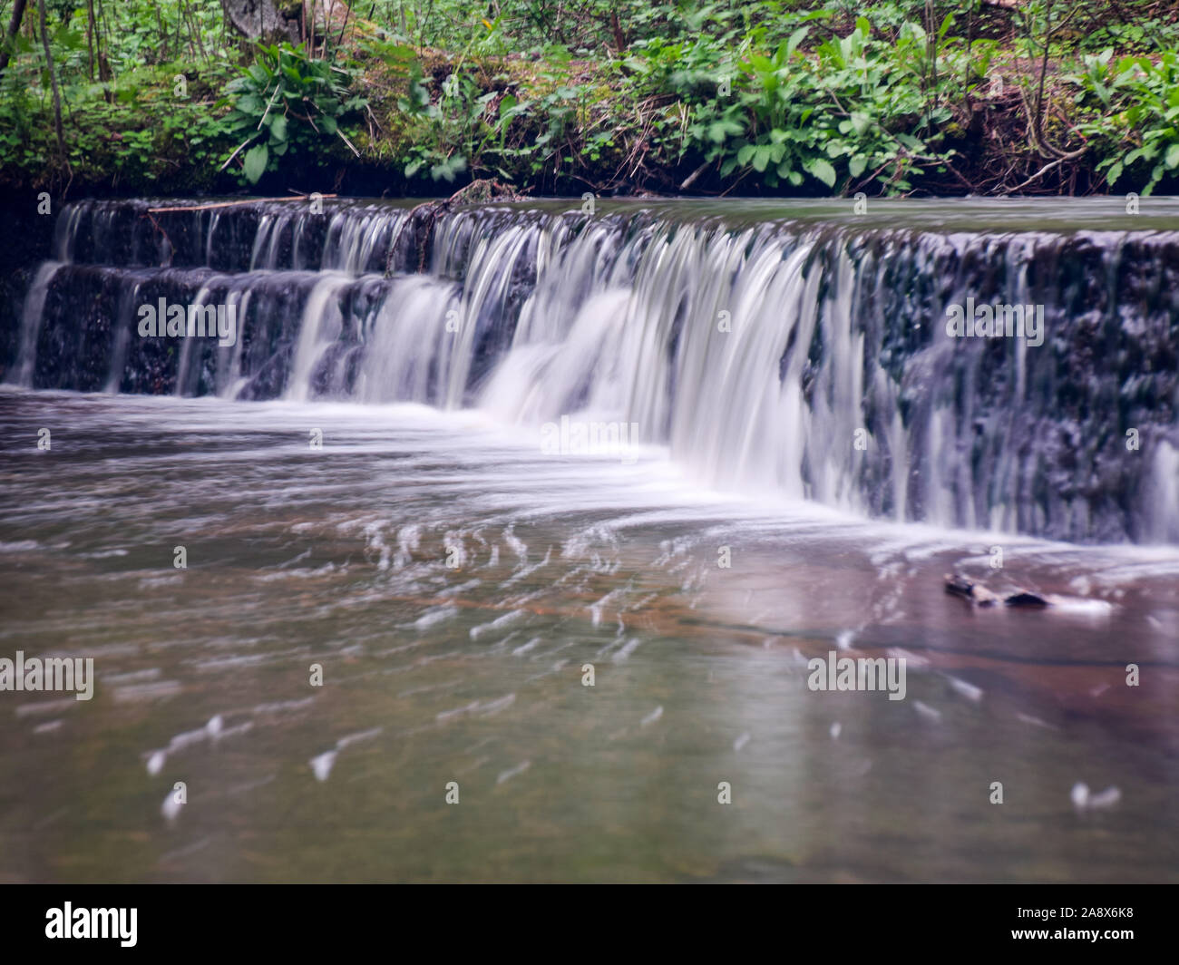 waterfall, water, nature, stream, forest, cascade, landscape, river ...