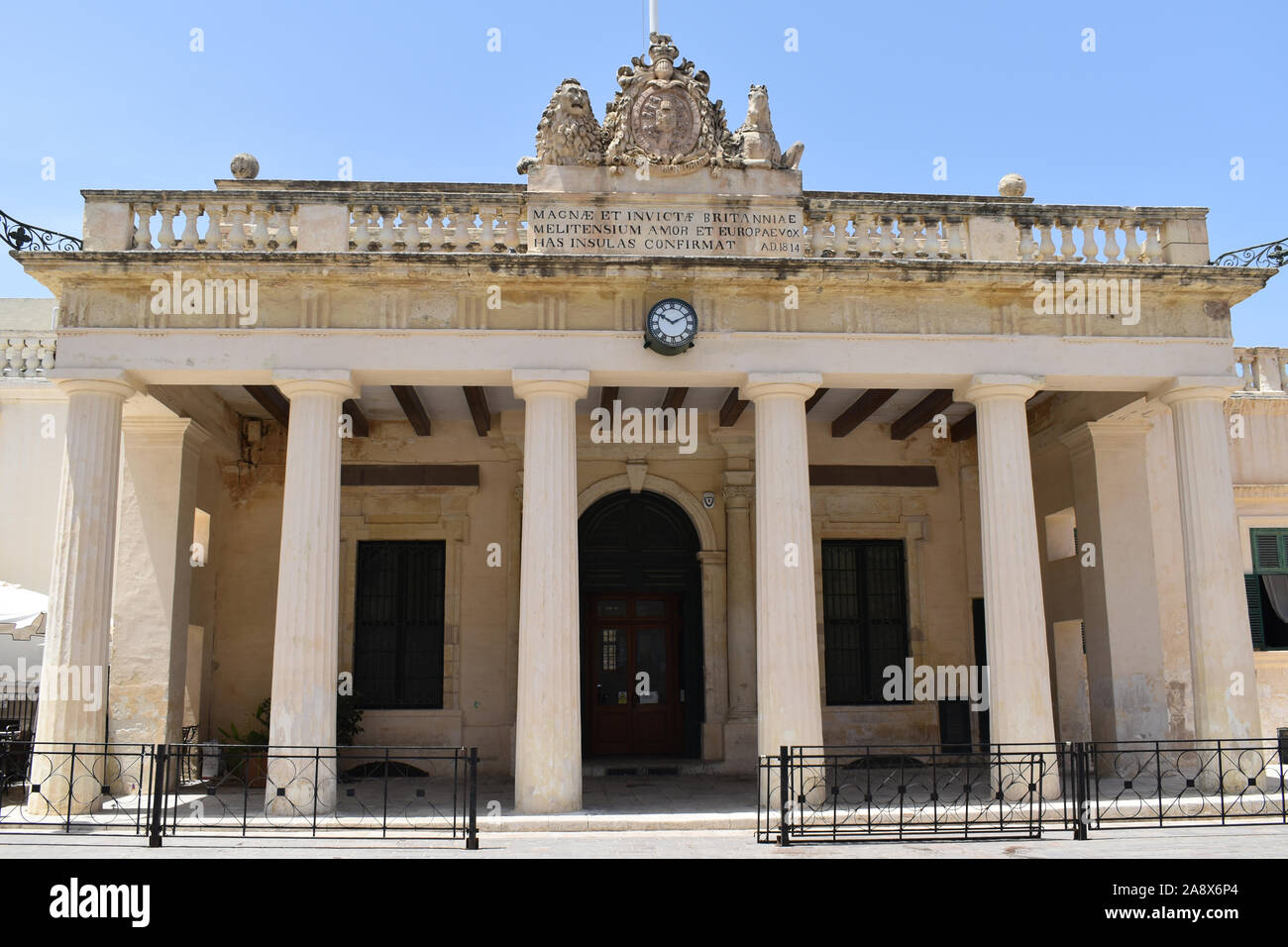 The Main Guard, St. George's Square, Valletta, Malta Stock Photo - Alamy