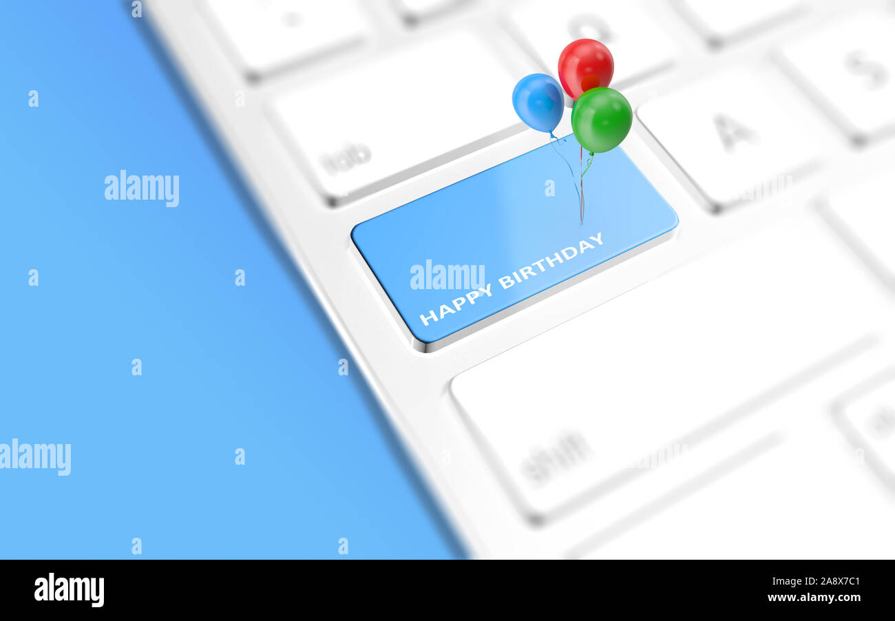 Key Key To Happy Birthday